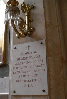 PASCAL Blaise - Tombes Sépultures dans les cimetières et autres lieux